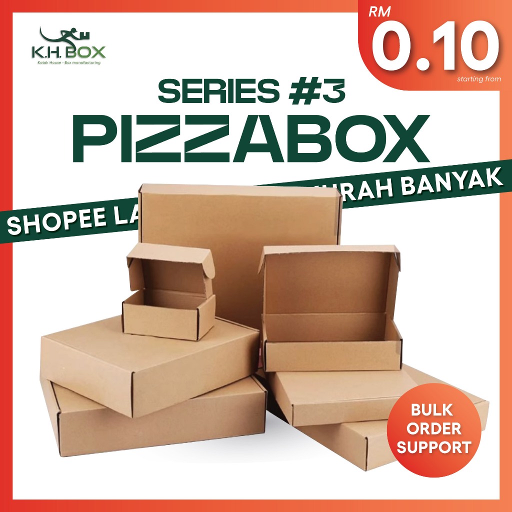 KHBOX (SERIES #3) Pizzabox / Gift Box / Courier Box / Packaging Box ...