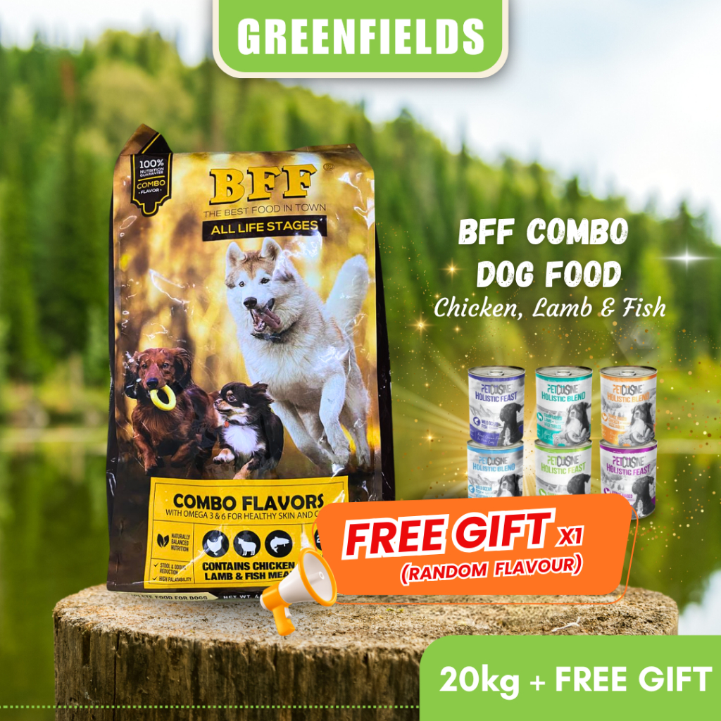 [FREE🎁 + OFFER‼️] BFF Combo Dog Food 20KG | Shopee Malaysia