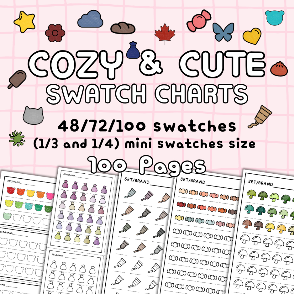 (PDF) color charts or swatches for coloring book | Shopee Malaysia
