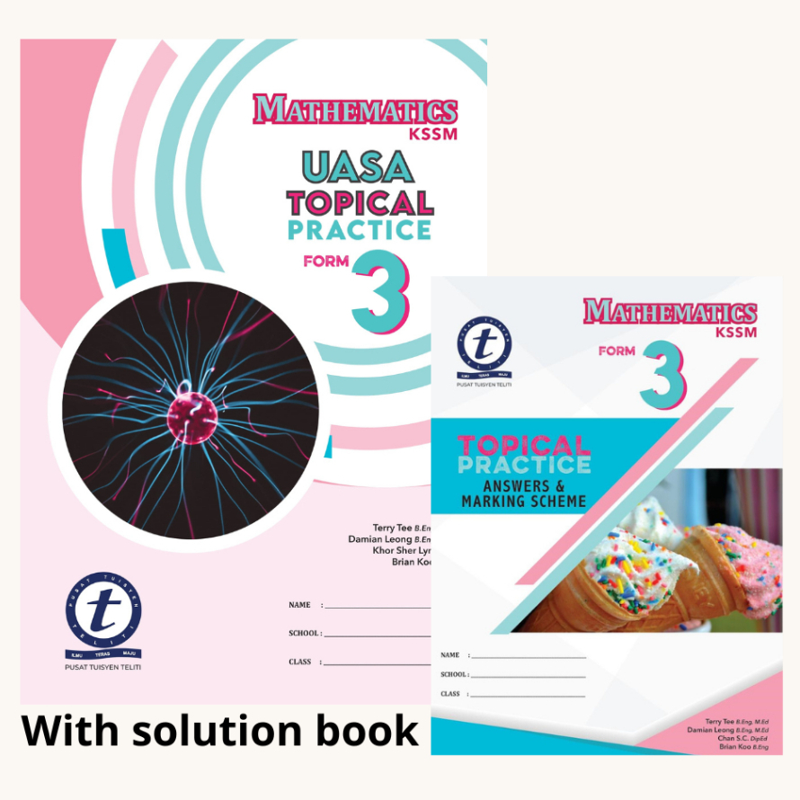FORM 3 MATHEMATICS TOPICAL PRACTICE BOOK WITH SOLUTION BOOK | Shopee ...
