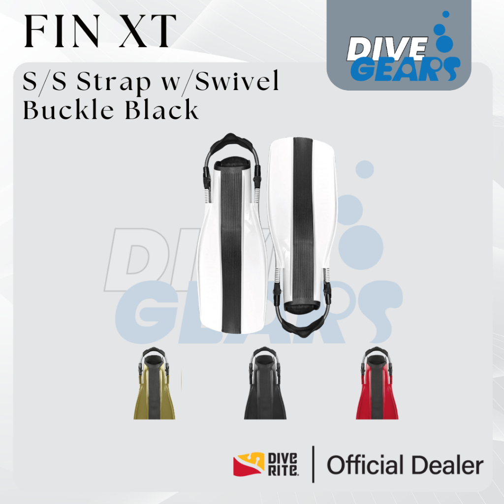 DIVE RITE Fins XT with Spring-heel strap Powerful Fins ScubaDiving ...