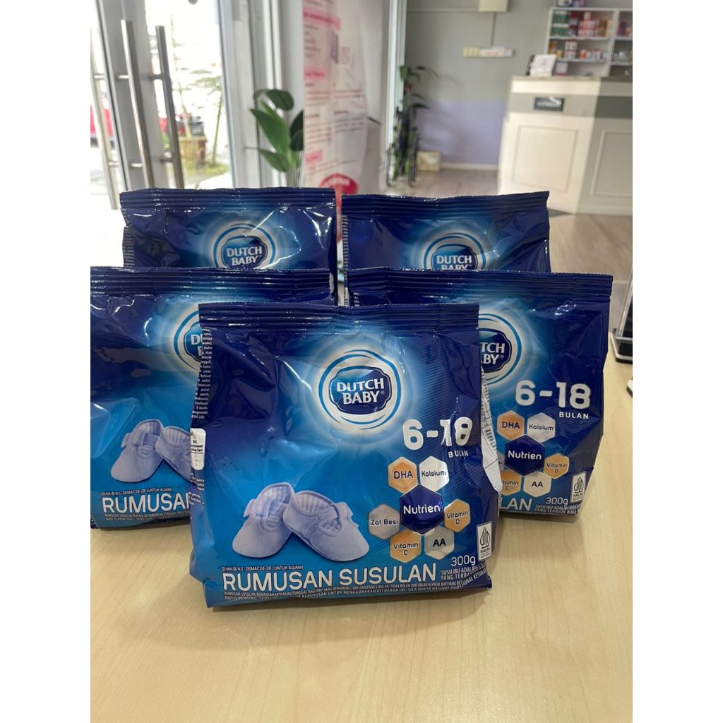 BUY 5 FREE 1 Dutch Baby Infant Milk Formula 6-18 Months (300g) | Shopee ...
