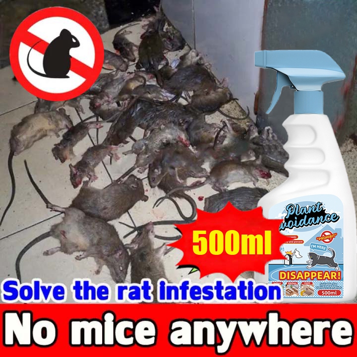Ready Stock Rat Repellent Spray Ubat Tikus Penghalau Tikus Rat Poison ...