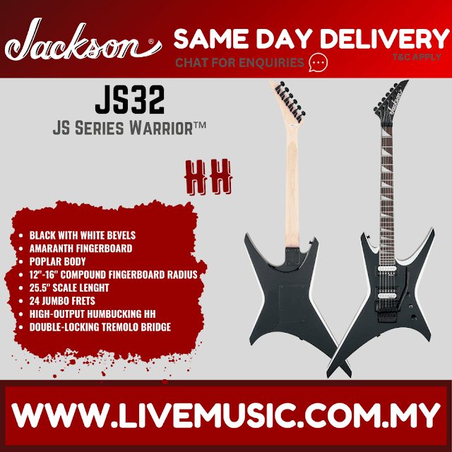 Jackson JS32 Warrior - JS Series Electric Guitar with Floyd Rose ...
