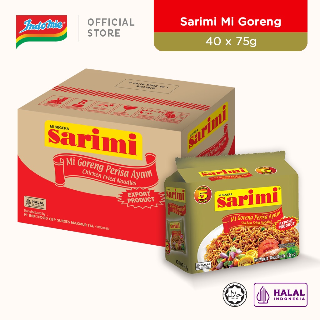 SARIMI™ Mi Goreng Perisa Ayam 40 x 75g | Shopee Malaysia