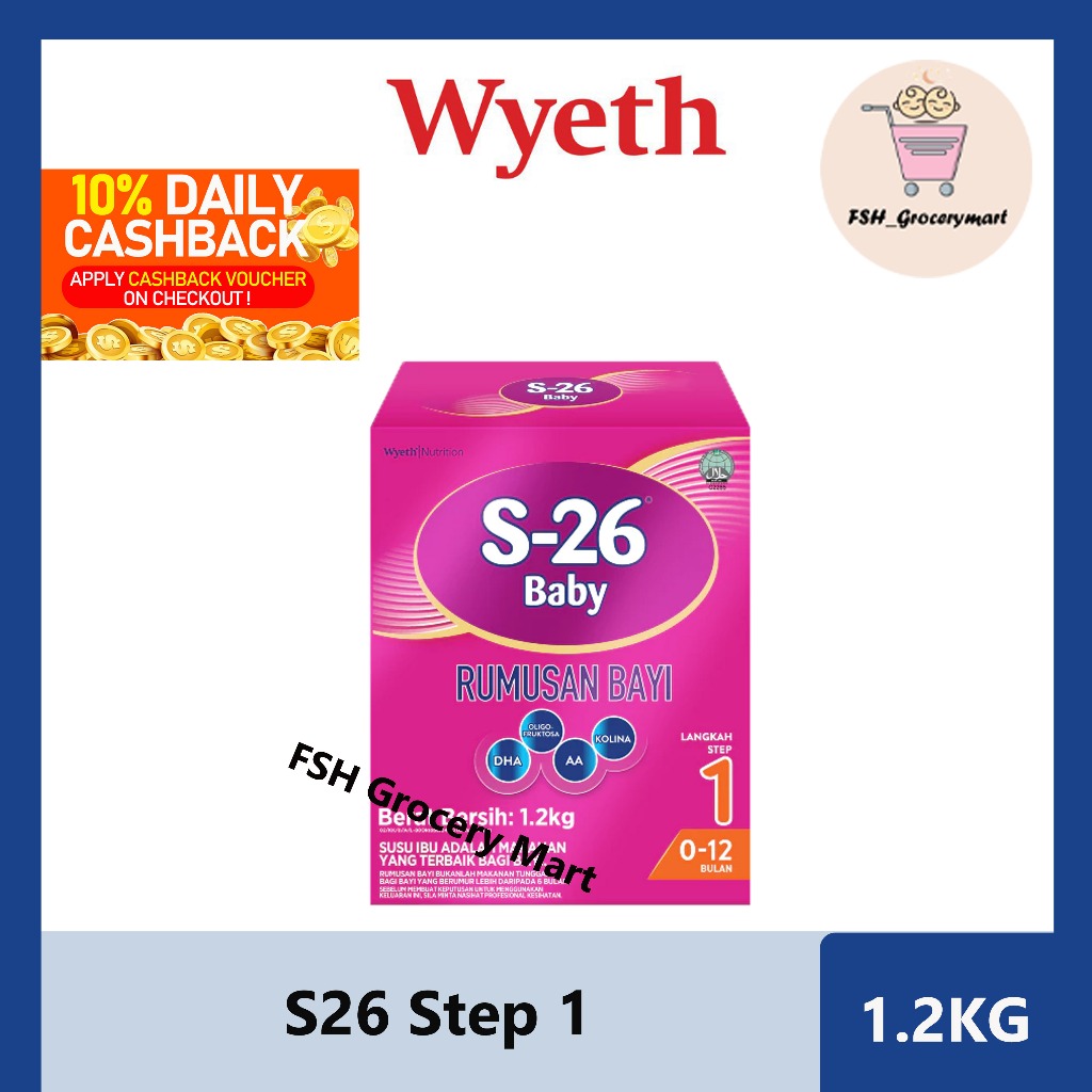 S26 SMA Step 1 1.2KG (Wyeth) | Shopee Malaysia