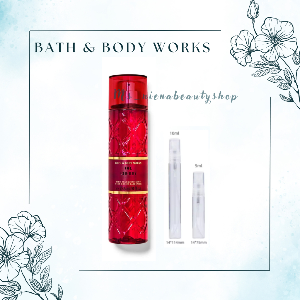 💯BBW Oh Cherry Repack 5ML/10ML | Shopee Malaysia