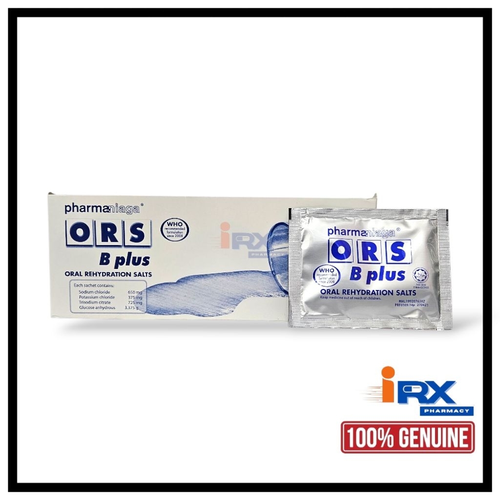 Ors B Plus Oral Rehydration Salts (Original Flavour) 50's | Shopee Malaysia