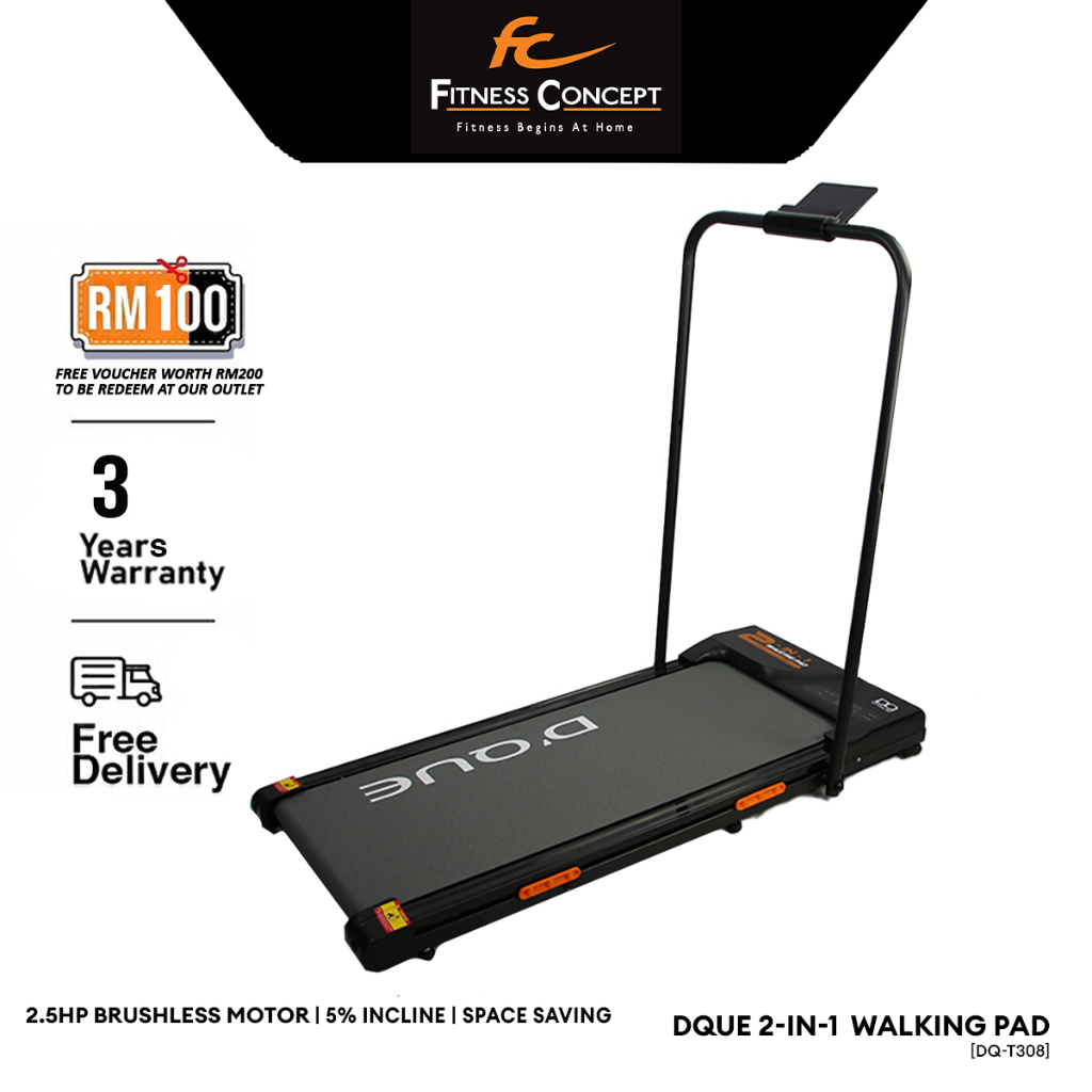 Fitness Concept: Dque 2 in 1 Walking Pad | Shopee Malaysia