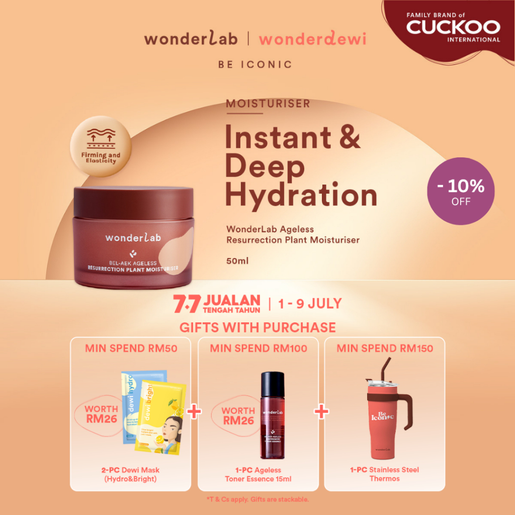 WonderLab Resurrection Plant Moisturizer | Bel-aek Ageless Series | Pre ...