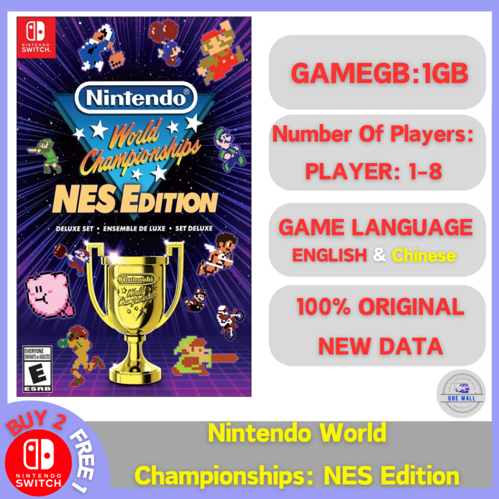 Nintendo World Championships: NES Edition (Nintendo Switch) Permainan ...
