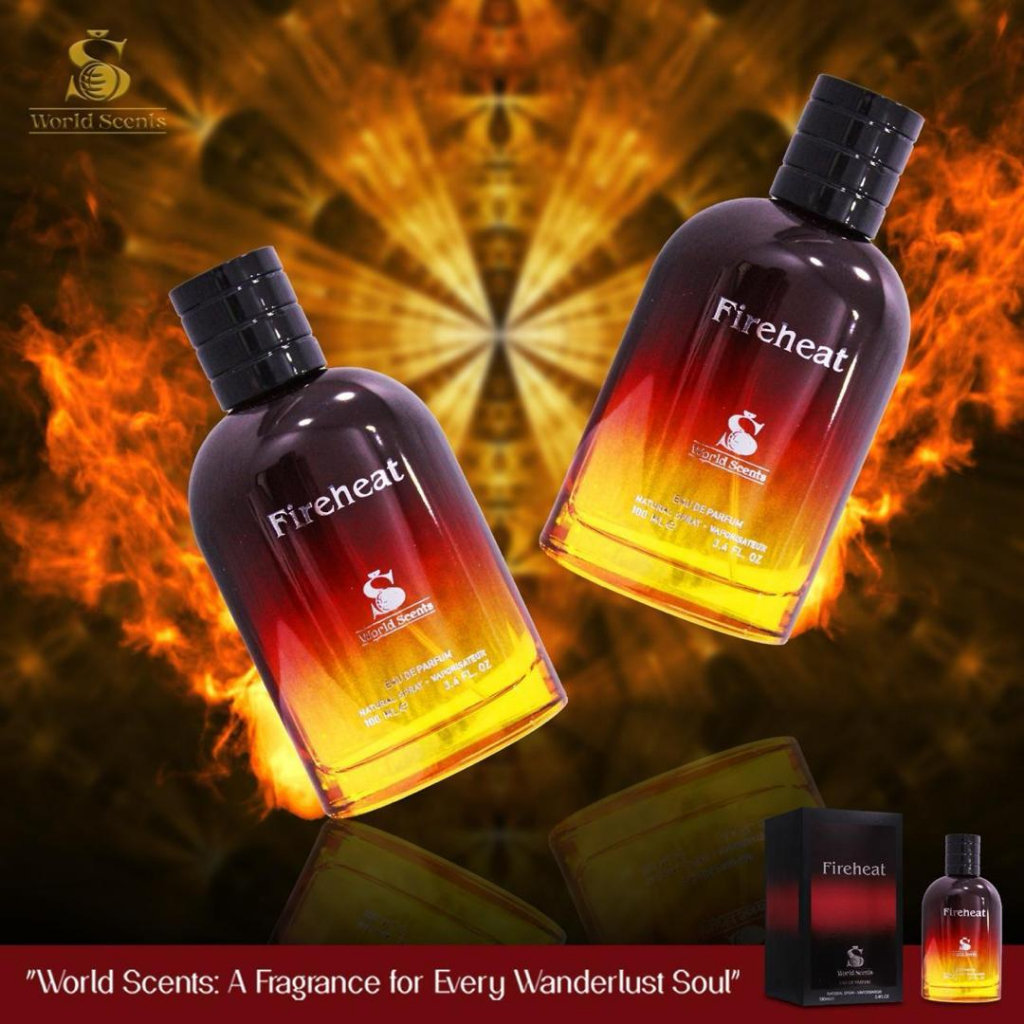 💯% Original, FIRE HEAT BY WORLD SCENT EAU DE PERFUME EDP 100ML | Shopee ...