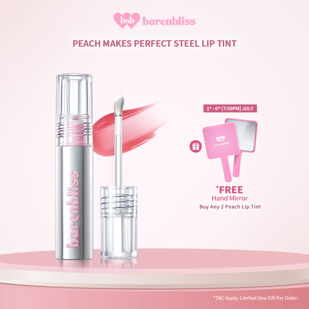 [HOT] BNB barenbliss Peach Makes Perfect Steel Lip Tint (3g) Glossy Lip ...