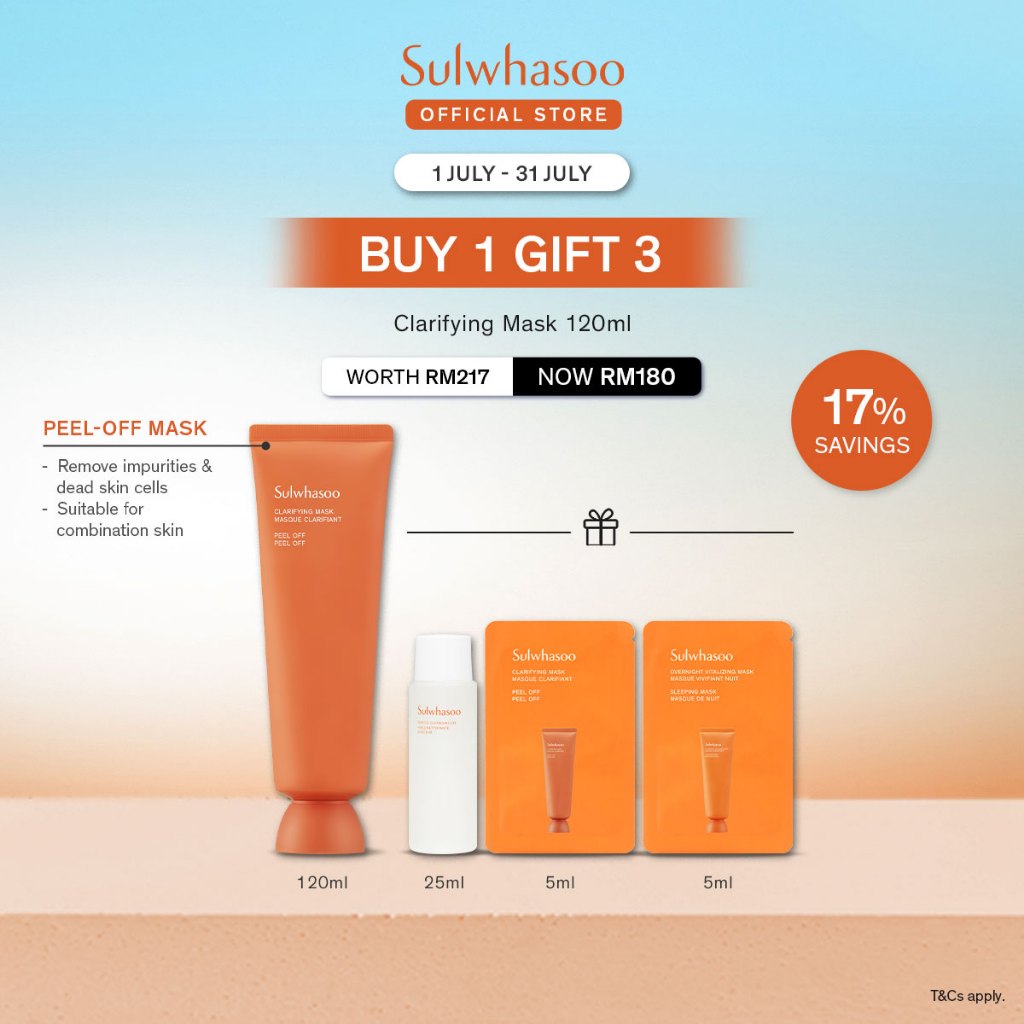 [JULY EXCLUSIVE] Sulwhasoo Clarifying Mask 120ml | Shopee Malaysia