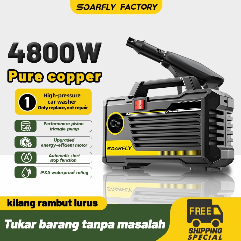 SOARFLY 4800W Water jet High Pressure Cleaner Washer4800W Water Jet Mesin Water Jet Wash Machine ...