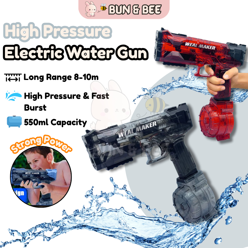 Weal Maker Electric Water Gun Burst Guns Ice Toy Ourdoor Swimming Pool ...