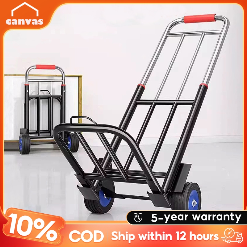 Troli Barang Trolley Heavy Duty Foldable trolley Shopping cart With ...