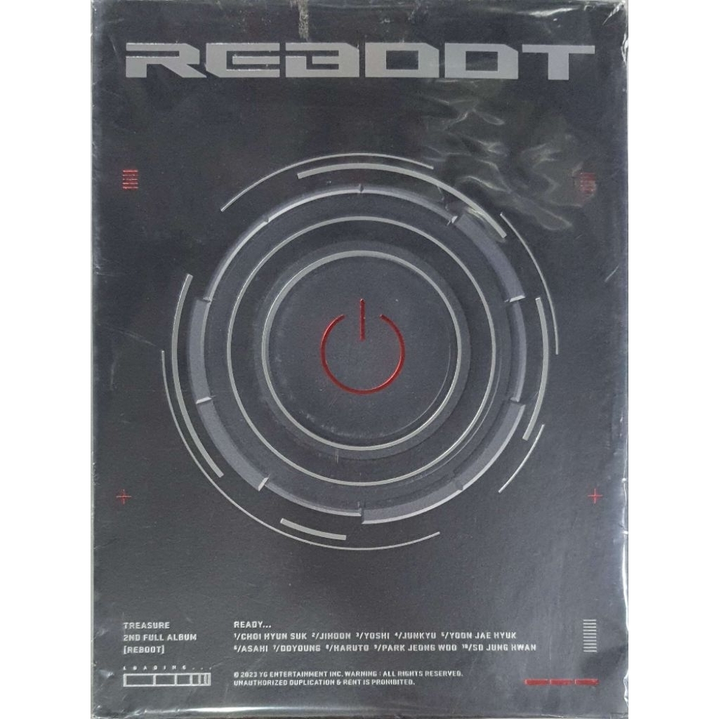 Treasure - 2nd Full Album : Reboot (CD) | Shopee Malaysia
