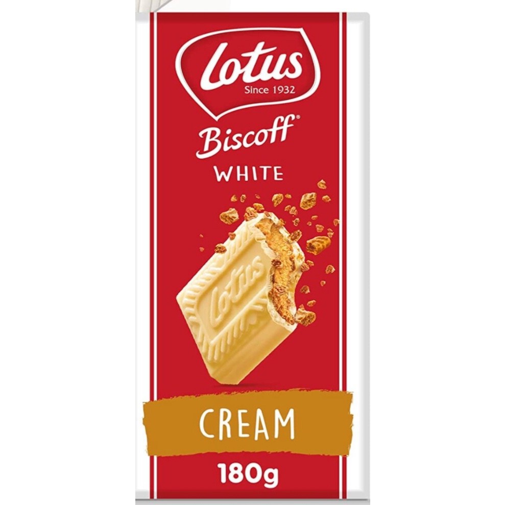 Lotus White Chocolate With Biscoff Cream 180g | Shopee Malaysia