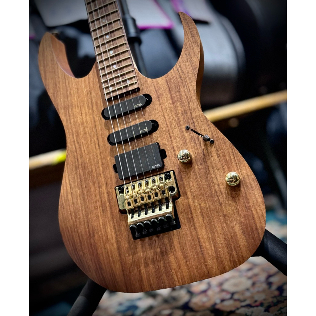 Ibanez Premium RG6PKAG Electric Guitar - Natural Flat | Shopee Malaysia