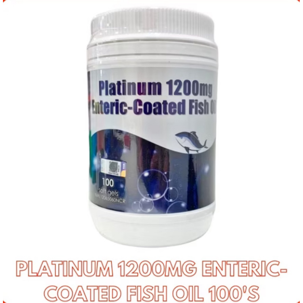(UNUSED) Platinum 1200mg Enteric Coated Fish Oil | Shopee Malaysia