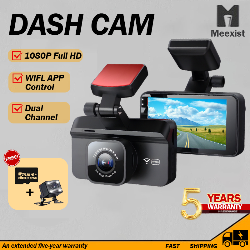 [5 Years Warranty]4K Dash Cam Dual Vision Car Recorder WIFI VERSION ...