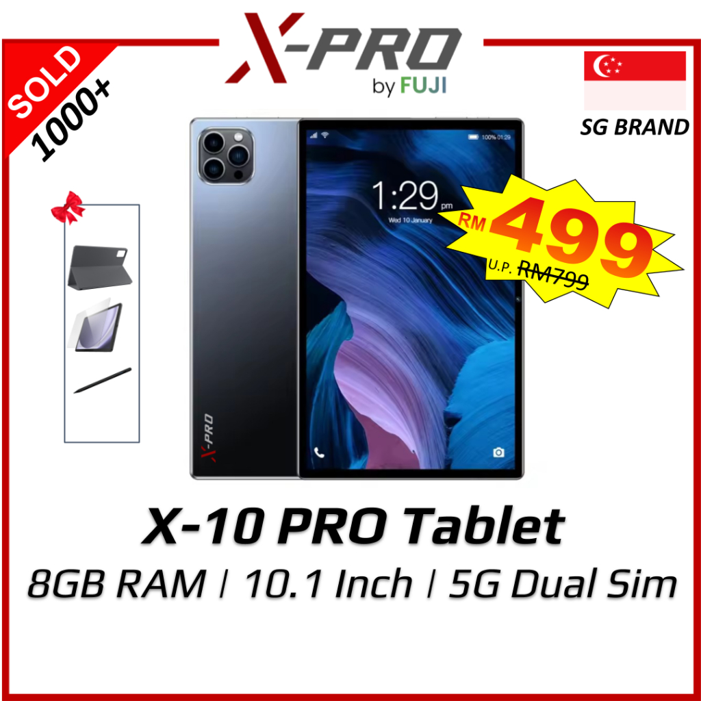 Brand New XPro X-10 Pro 10.1 Inch Android Tablet | 5G Network | Fast ...