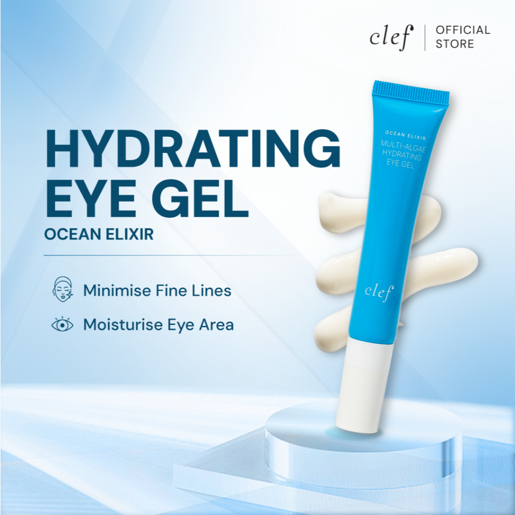 CLEF Ocean Elixir Multi-Algae Hydrating Eye Gel 20g | Minimise Fine ...