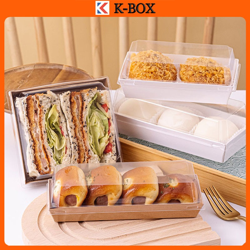 Food storage box Square Paper Charcuterie Boxes Disposable Containers ...