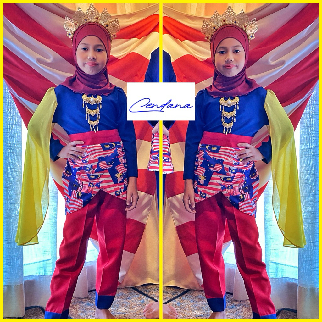 BAJU MERDEKA BAJU BENDERA TUN TEJA | Shopee Malaysia