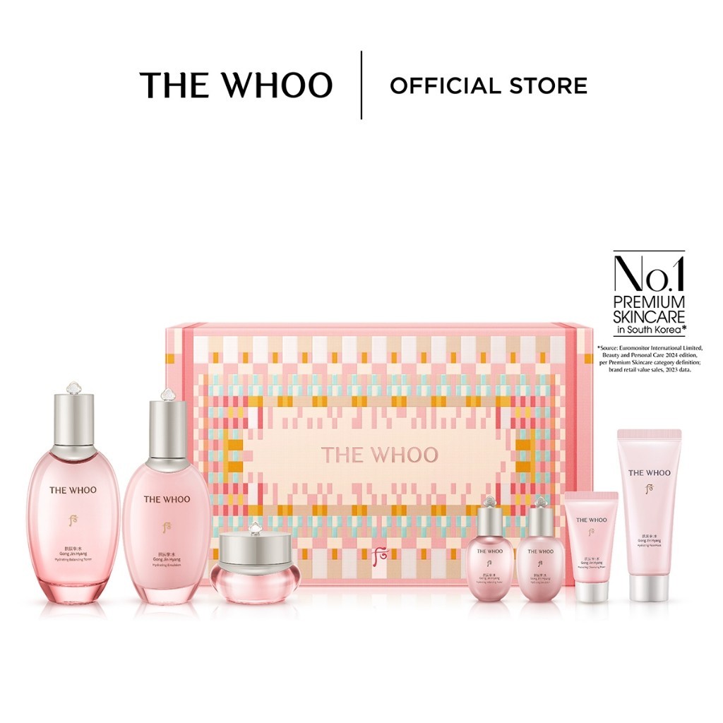 THE WHOO Gongjinhyang Hydrating Special 3pcs Set | Shopee Malaysia