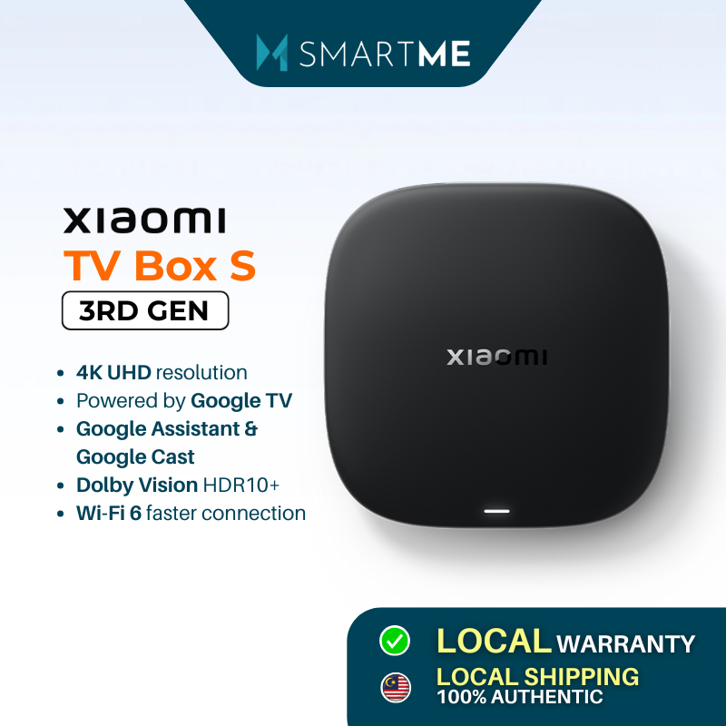 Xiaomi TV Box S 3rd Gen - Google TV 4K Streaming Media | Shopee Malaysia