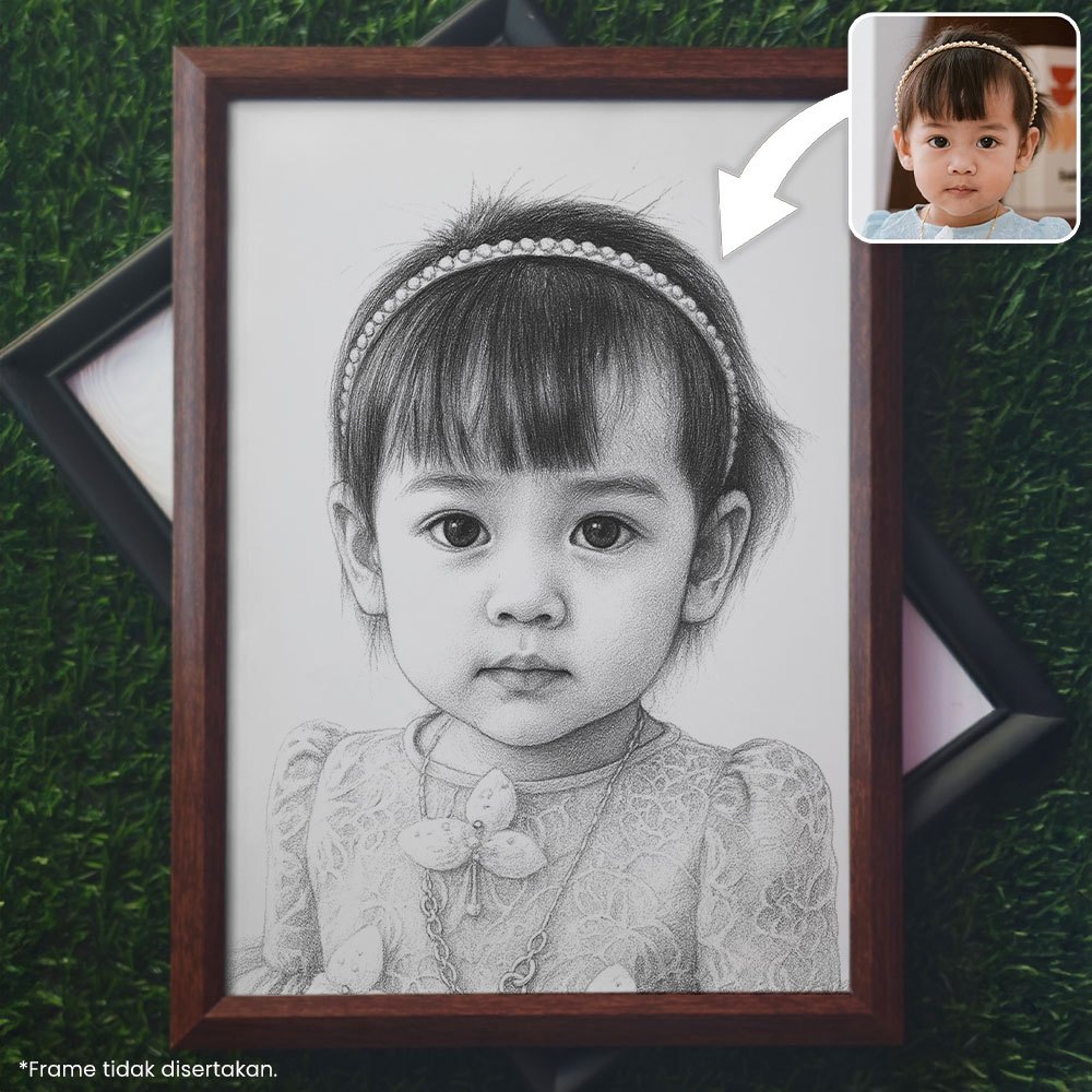 Lukisan Potret Eksklusif Berdasarkan Wajah Anda | Shopee Malaysia