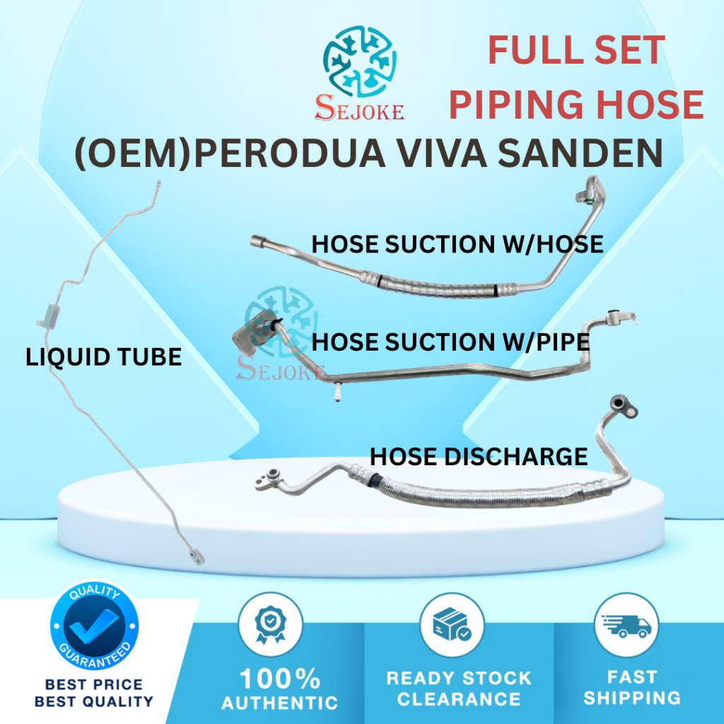 🔥READY STOCK🔥 FULL SET AIRCOND PIPING UNTUK PERODUA VIVA (HOSE ...