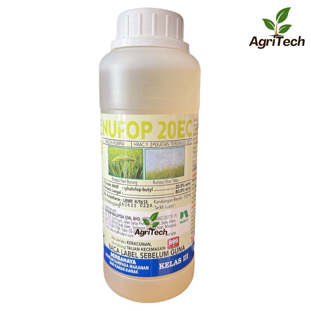 NUFOP 20EC/Nufarm Racun Rumpai Padi(sama dgn clincher /I-Cher/Alcher ...