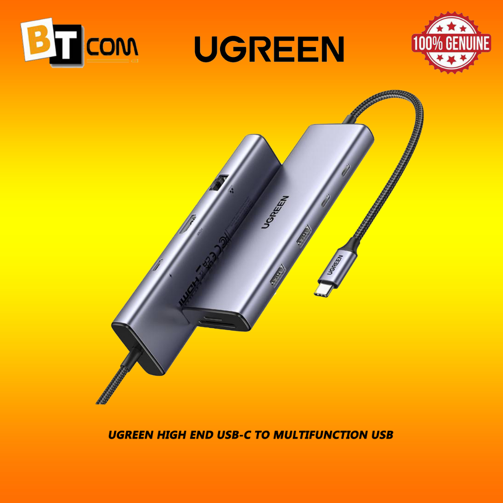 UGREEN HIGH END USB-C TO MULTIFUNCTION USB HUB UG-CM498-15375 | Shopee ...