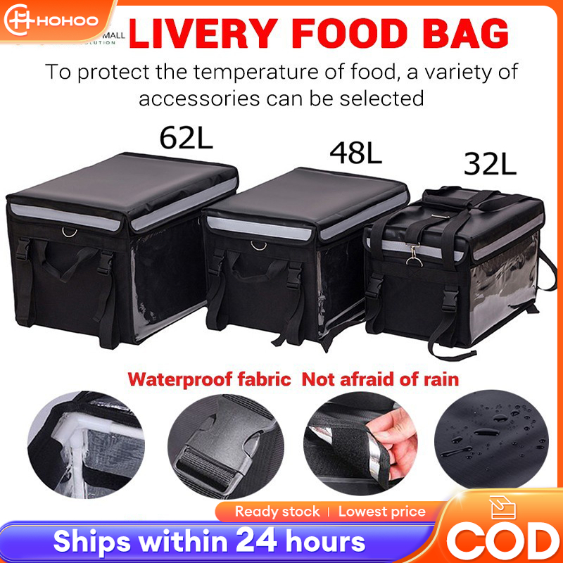 Food Delivery Bag 62L Waterproof Beg Penghantaran Makanan Sling Bag ...