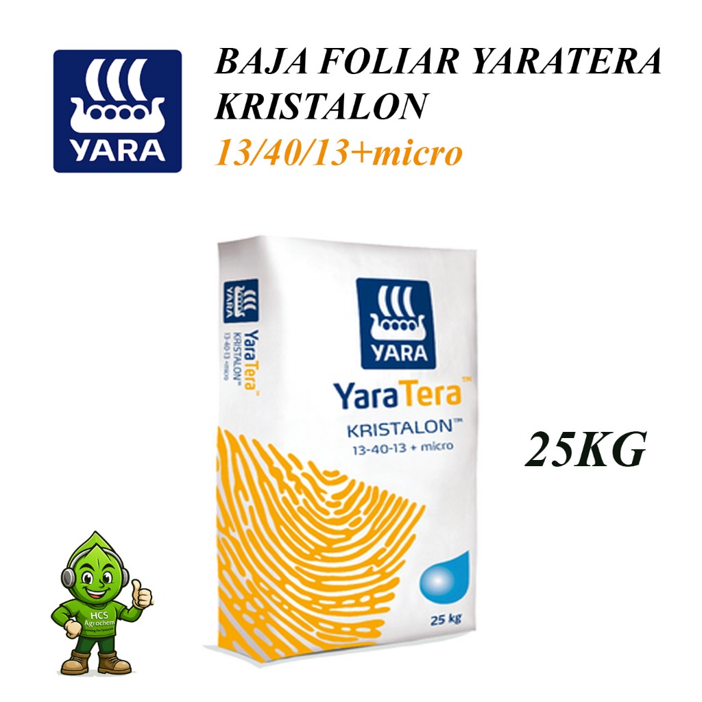 (+-25kg) Baja foliar/fertigasi Yara KRISTALON YELLOW 13-40-13+micro ...