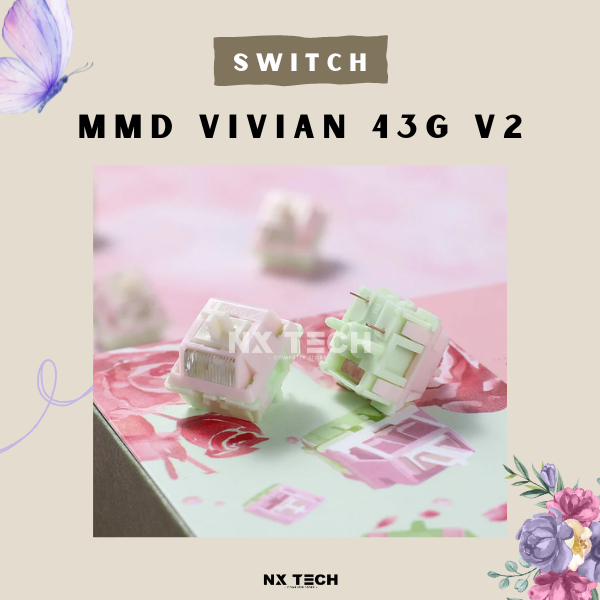 MMD Vivian V2 | 5 pin | Linear Switch for mechanical keyboard | Shopee ...