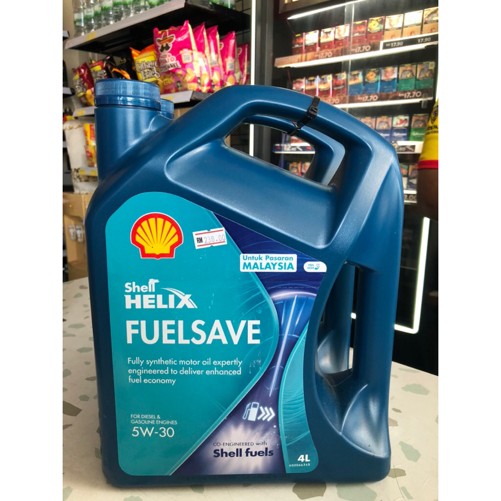 SHELL HELIX FUELSAVE 5W-30 | Shopee Malaysia