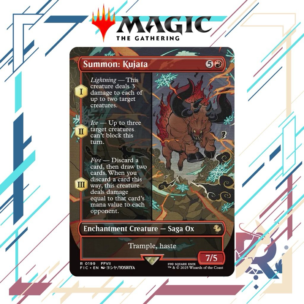 [MTG x Final Fantasy] Summon: Kujata (0199 - Borderless) | Shopee Malaysia