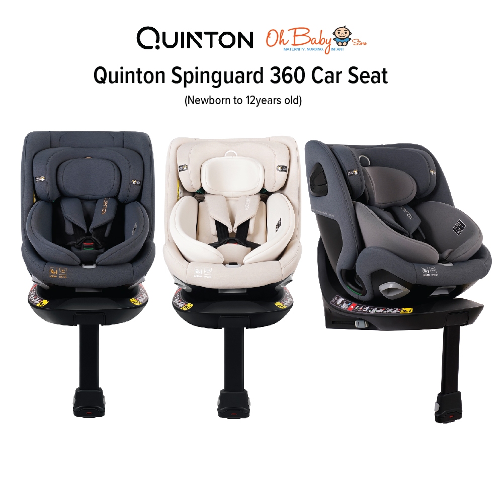 Quinton SpinGuard 360 Car Seat from newborn to 12 years old | Shopee ...