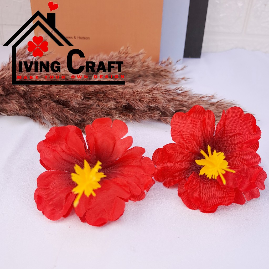 Bunga Raya Artificial Malaysia 2025 (Merah, Putih Dan Kuning) / Bunga ...