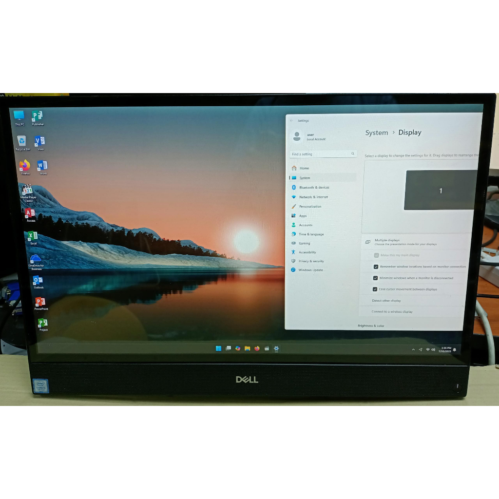 Dell Inspiron 3277 22" Touch Screen All In One i5-7th Gen with 8gb ram, 256gb ssd | Shopee Malaysia