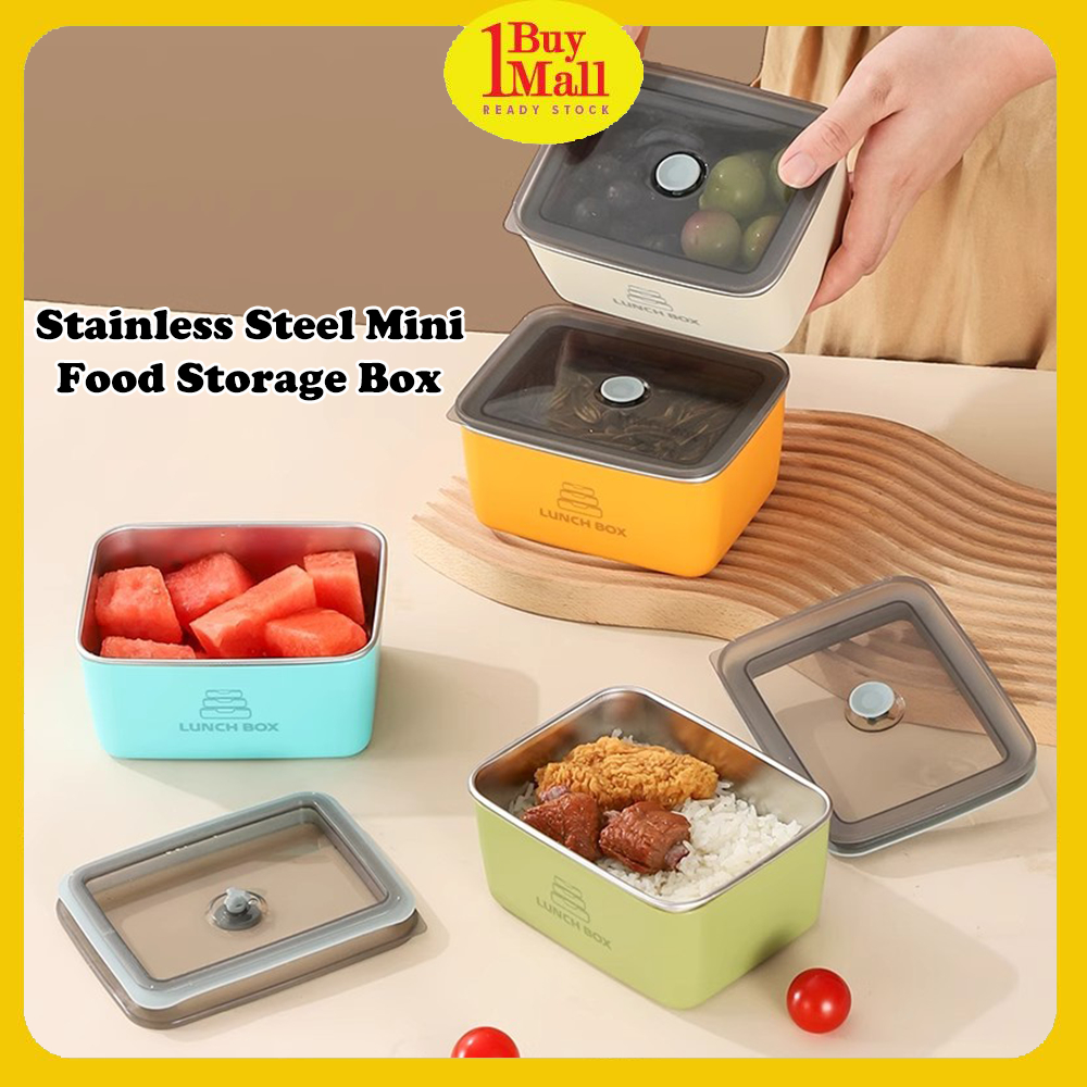 Kotak Penyimpanan Makanan Mini Makanan Serbaguna/Gred Makanan Keluli ...