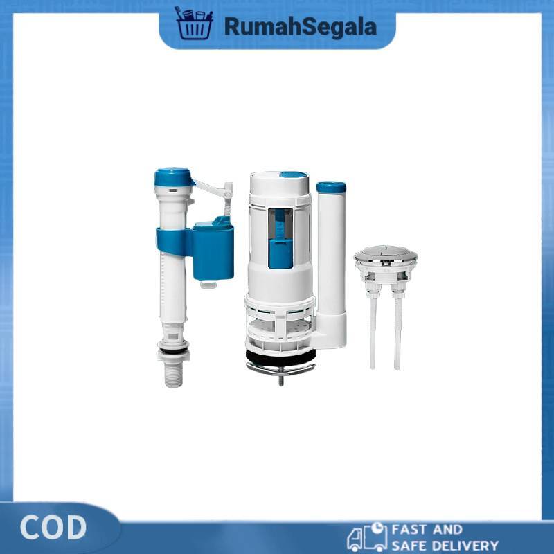 [COD] Toilet Flush Set Pam Tandas Flush Duduk Toilet Flush Valve Toilet ...