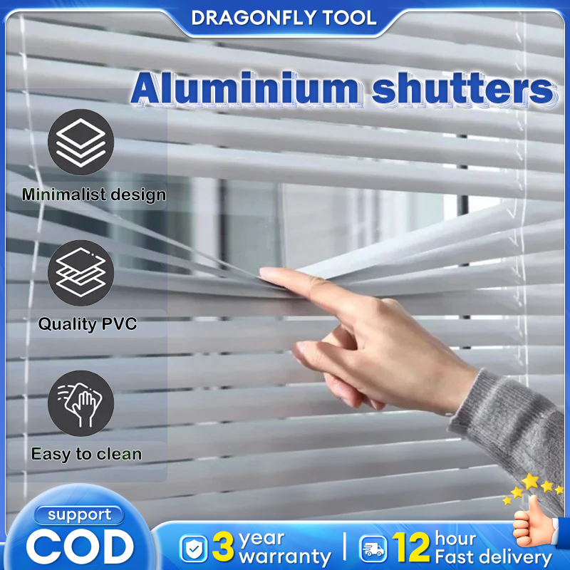 Pengatup Aluminium Folding Roller Blinds PVC Blades Shutters Modern ...