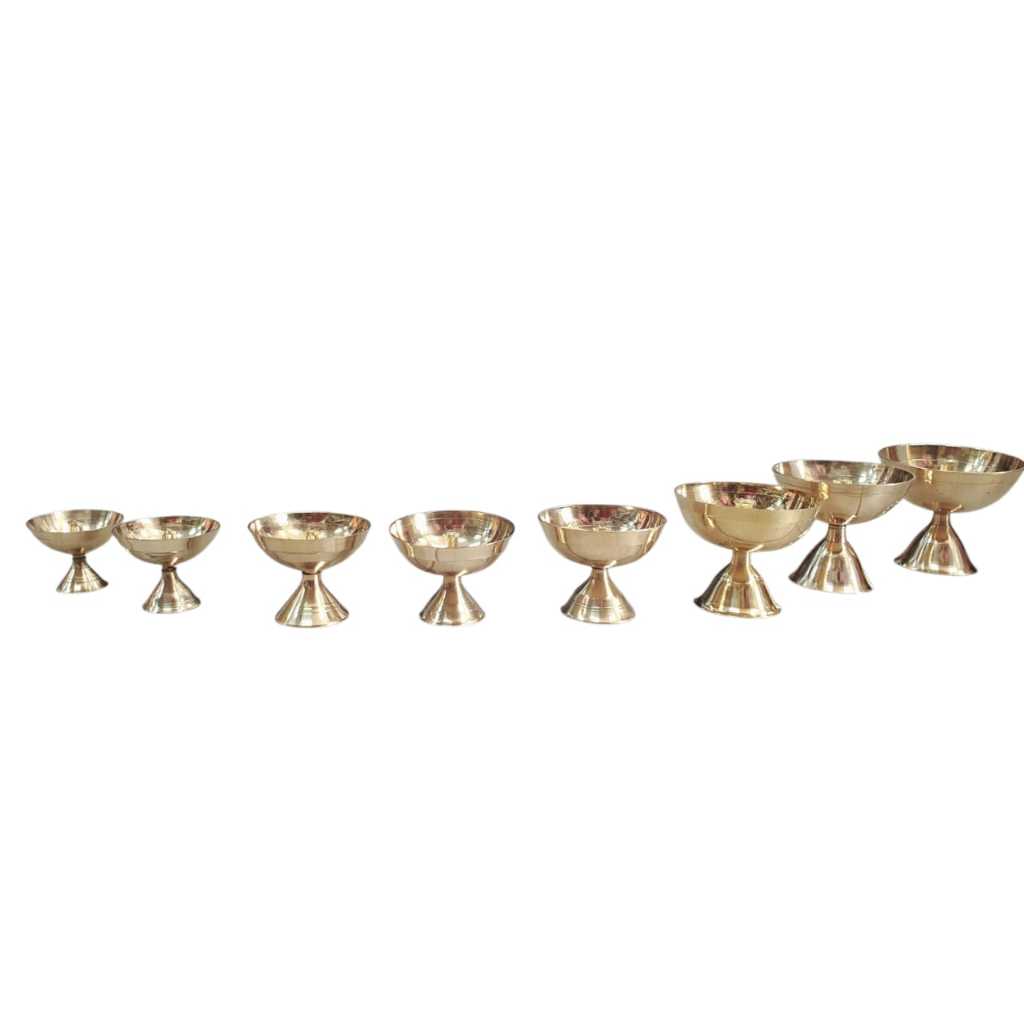 Brass Nandha Deepam/Akhand Diya for Puja with Free Wicks | Shopee Malaysia