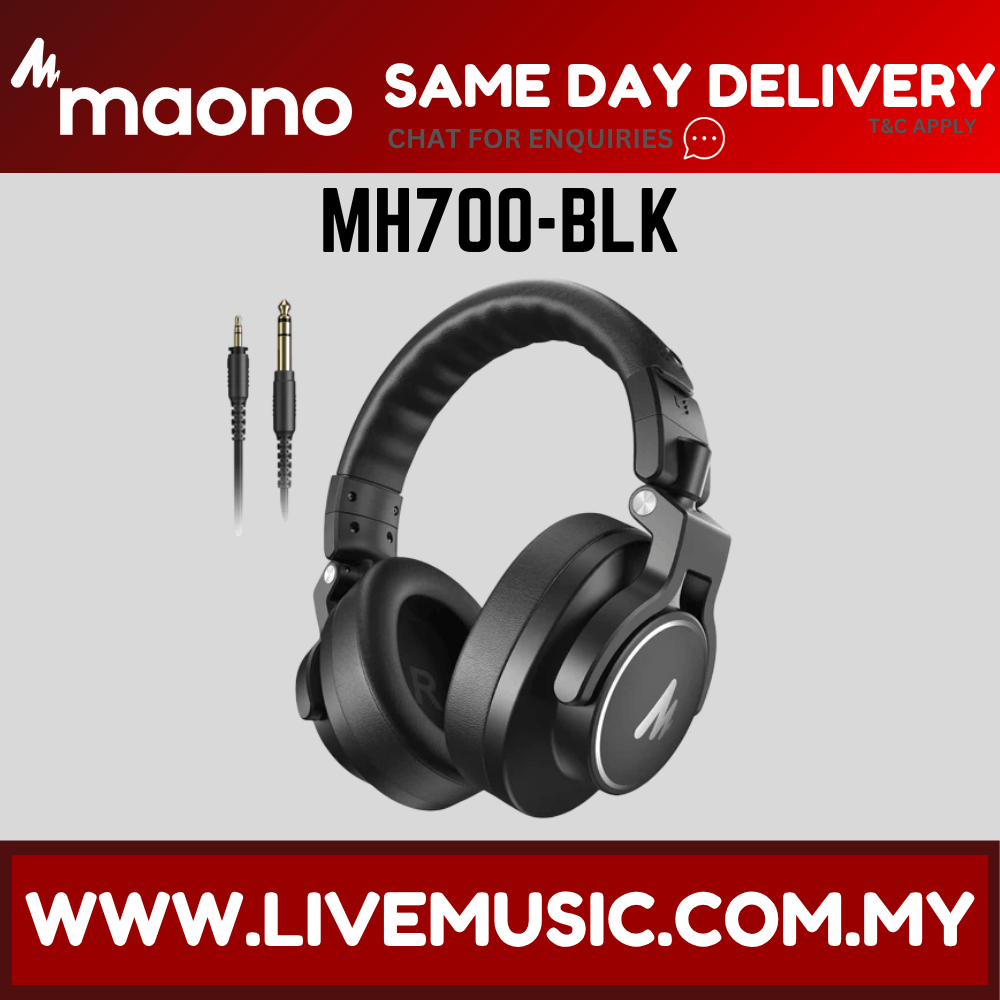 Maono MH700 Closed-Back High Fidelity Sound Monitoring Headphone ( MH ...