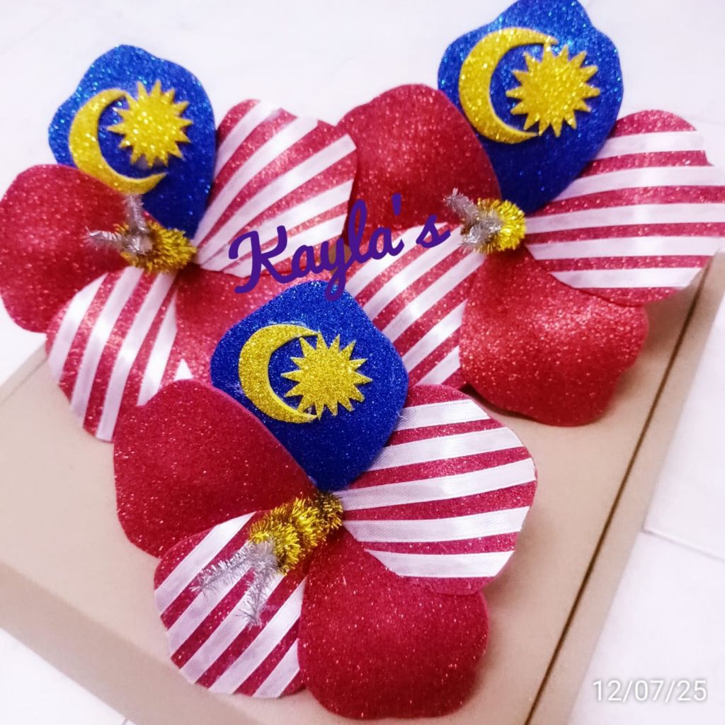 Bunga Raya Merdeka Jalur Gemilang (pin) | Shopee Malaysia